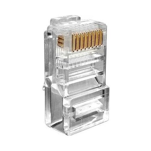 Коннектор, ATcom, RJ45,100шт, прозрачного цвета