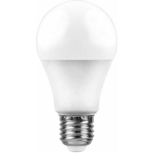 Лампа светодиодная Feron E27 12W 2700K Шар Матовая LB-93 10 штук В комплекте
