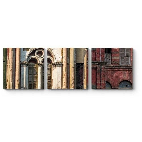 Модульная картина Неоклассическое старинное здание180x60