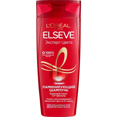 Набор из 3 штук Шампунь для волос L'OREAL Elseve 400мл Эксперт цвета