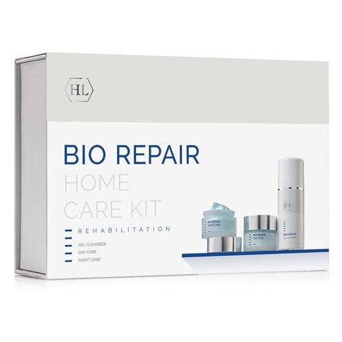 Holy Land Bio Repair: Набор: очиститель, дневной крем, ночной крем (Gel Cleanser + Day Care + Night Care), 3 шт