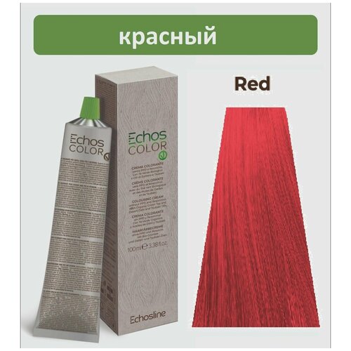 Крем-краска RED Экос Лайн перманентная стойкая для волос Echos Color Vegan ECHOS LINE 100 мл