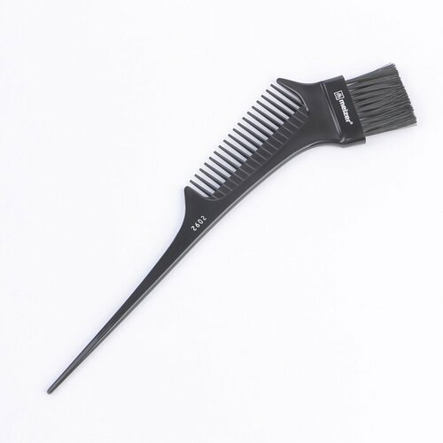 Meizer Кисть для окрашивания волос, двусторонняя, 21,5 × 6 см, цвет чёрный