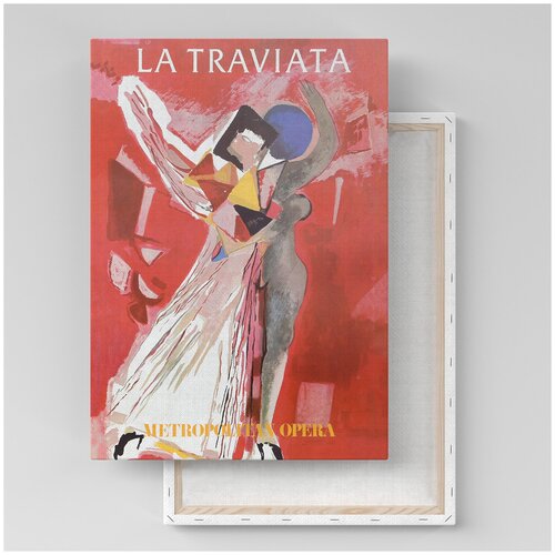 Картина на холсте с подрамником / Marini Marino - La Traviata / Марини Марино
