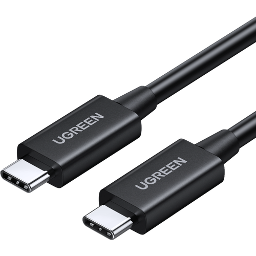 Кабель UGREEN US507 (30691) USB4 Type C Male to Type C Male 5A Cable. Длина: 0,8 м. Цвет: черный