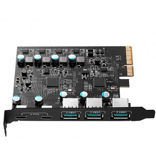 Контроллер KS-is 5 в 1 PCIe USB 3.2 Gen2 KS-798