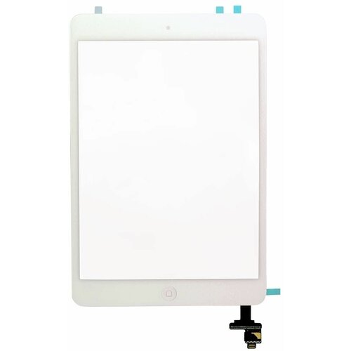 Сенсорное стекло (тачскрин) iPad mini/mini 2 (белое) (AAA) с коннектором