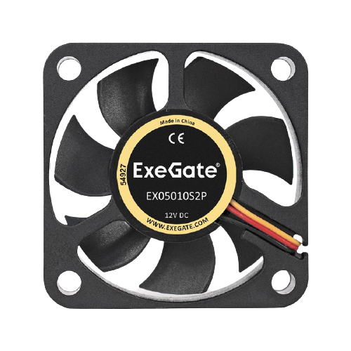 Вентилятор для корпуса ExeGate EX05010S2P, черный