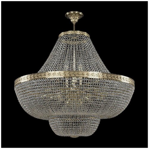 Люстра Bohemia Ivele Crystal 1909 19091/H1/90IV G, E14, 1040 Вт, кол-во ламп: 26 шт., цвет: золотой