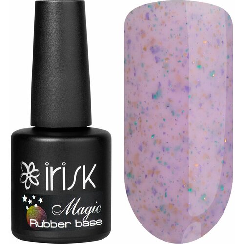 База каучуковая с шиммером Shimmer Rubber Base, 10мл IRISK (21 Magic NEW)