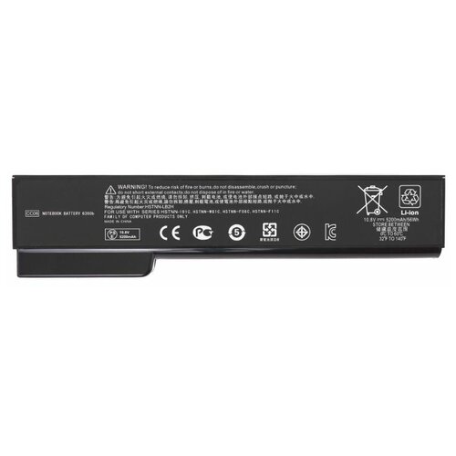 Аккумулятор (батарея) для ноутбука HP ProBook 6565b (QK642AA 10,8V 5200 mAh)