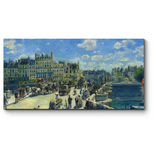 Модульная картина Новый мост, Париж, Пьер Огюст Ренуар 70x35