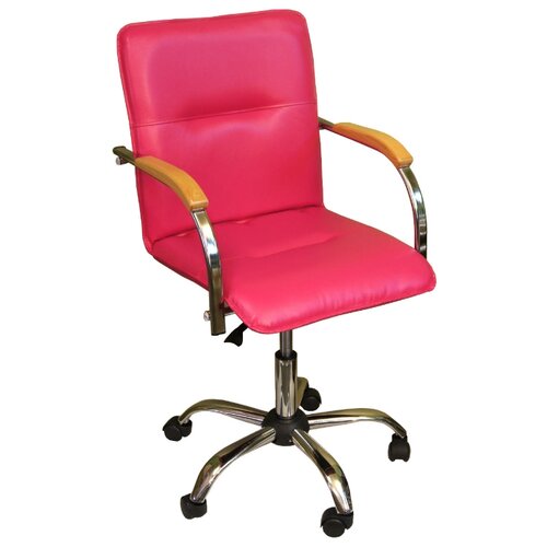 Компьютерное кресло Креслов Самба КВ-10-120110 офисное, обивка: искусственная кожа, цвет: фуксия