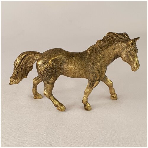 Фигурка скульптура статуэтка бронзовая цельнолитая Лошадь