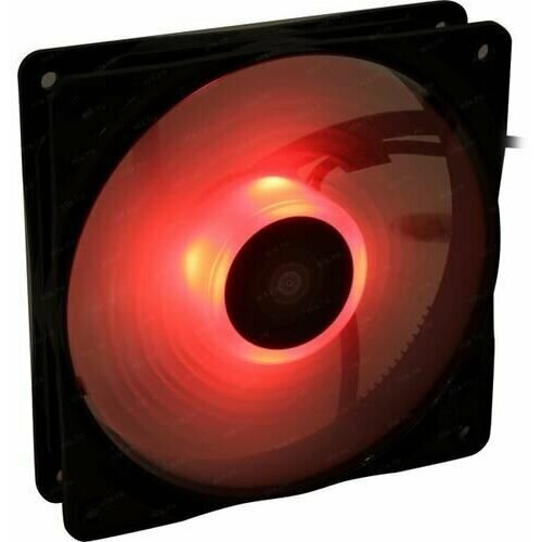 Вентилятор для корпуса 120x120 мм DeepCool Single Color RF120R DP-FLED-RF120-RD (3пин, Red LED, 120x120x25мм,21.9дБ,1300об/мин)