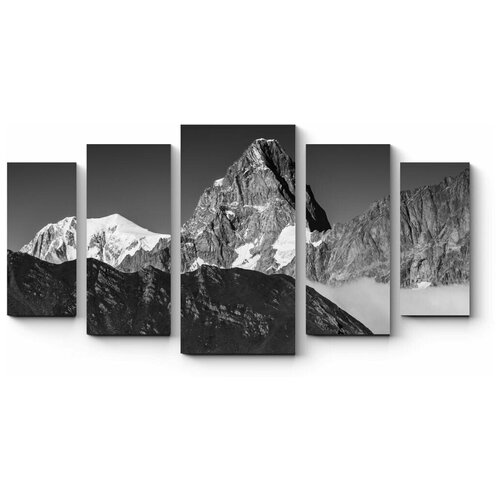 Модульная картина Величественные горы 120x66