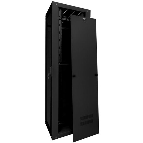 Телекоммуникационный шкаф напольный 19 дюймов 18u 600х800 черный: 19box-18U 60/80GB