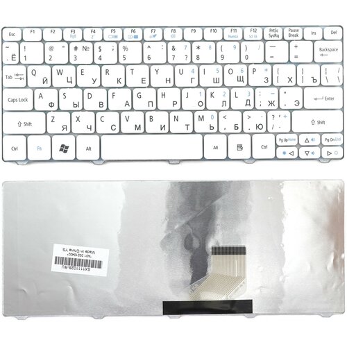 Клавиатура для ноутбука Acer KB. I100G.047, V111102AS5 (белая)
