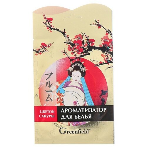 Ароматизатор-освежитель воздуха для белья, Greenfield «Цветок Сакуры»
