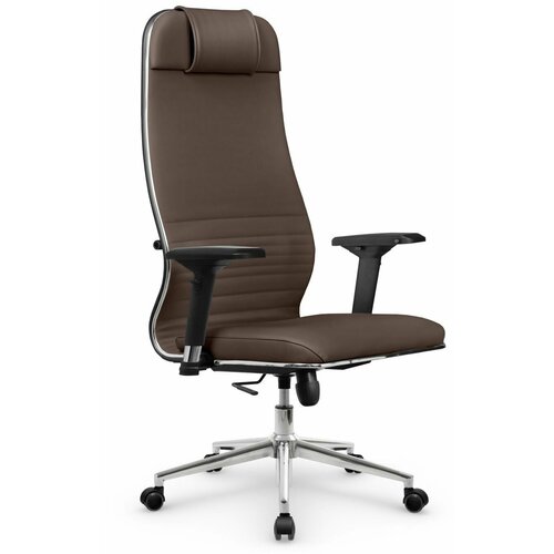 Компьютерное офисное кресло Metta L 1m 38К2/4D MPES, Топган OMS, осн. 17853, Светло-коричневое