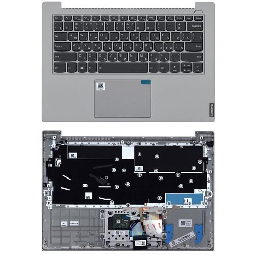Клавиатура для ноутбука Lenovo IdeaPad S340-14 топкейс silver