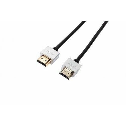 Кабель HDMI Filum FL-CProSL2.1-HM-HM-1M 1 м, slim, ver.2.1, мет. разъемы, медь, черный, разъемы: HDMI A male-HDMI A male, пакет.