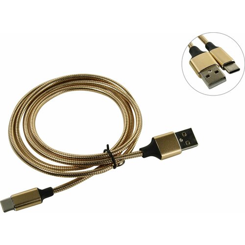 Кабель USB 2.0 A -> Type C Mediagadget MGC037MGD 1 метр