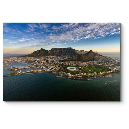Модульная картина Потрясающая панорама Кейптауна 50x33