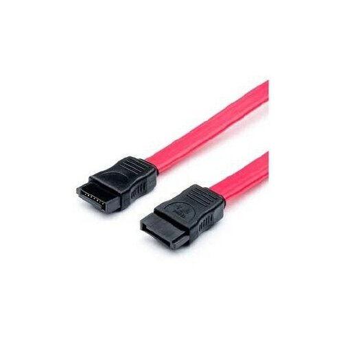 Аксессуар Кабель ATcom ATA 50 см SATA, соединительный кабель с разъемами SATA, розового цвета