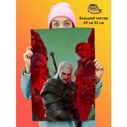 Постер плакат Ведьмак The Witcher