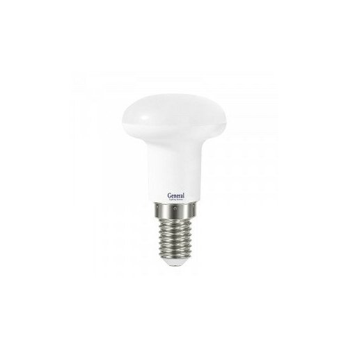 Светодиодная LED лампа General R39 E14 5W 6500K 6K 39х65 пласт/алюм 648400 (упаковка 18 штук)