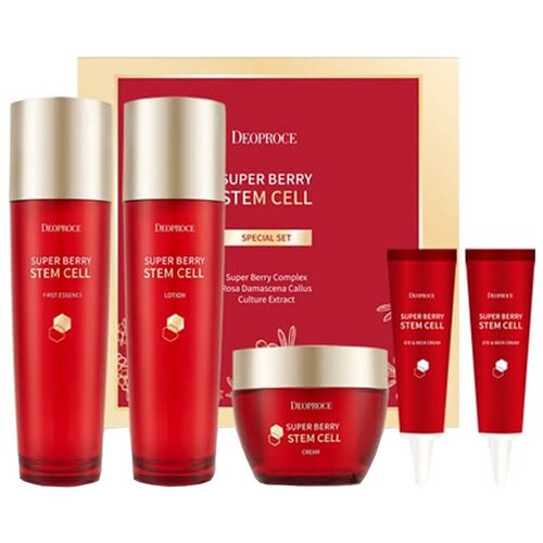 Deoproce Набор уходовой косметики DEOPROCE SUPER BERRY STEM CELL SPECIAL SET