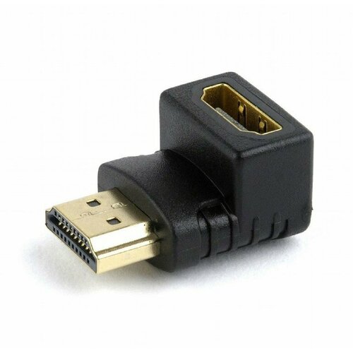 Набор из 3 штук Переходник HDMI <-> HDMI Cablexpert A-HDMI90-FML, 19F/19M, угловойсоединитель 90 градусов, золотые разъемы