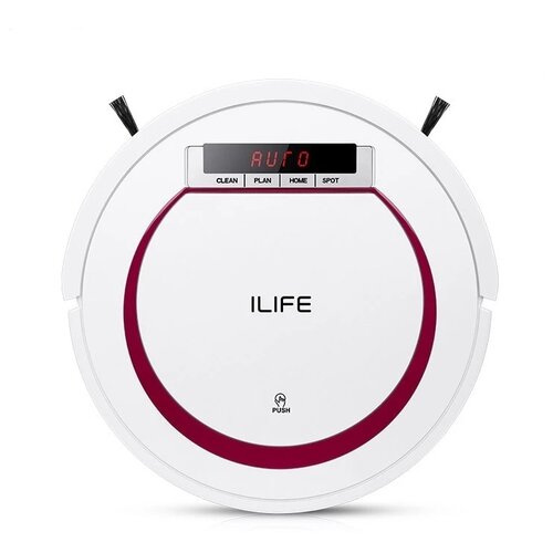 Робот-пылесос ILIFE V55, белый/красный