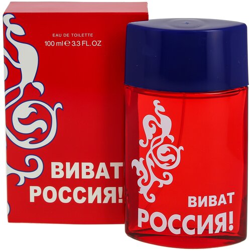 Туалетная вода мужская "Виват Россия", красный, 100 мл КПК 9381959 .
