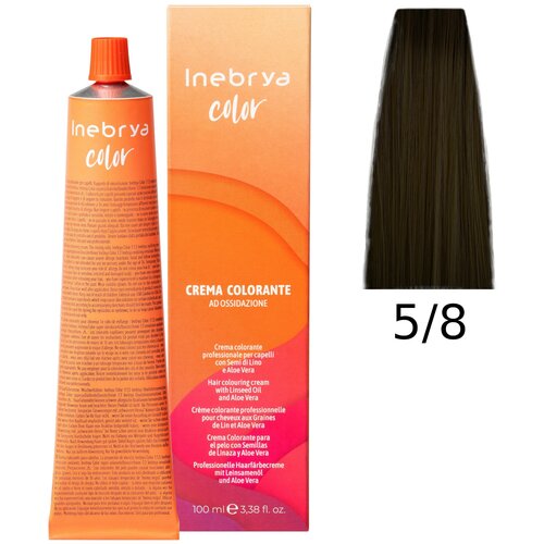 Крем-краска Inebrya Color Professional 5/8 Светлый шатен Жемчужный 100 мл