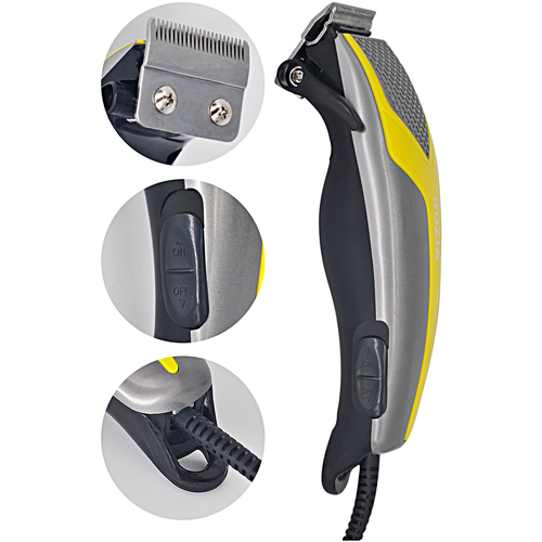 Машинка для стрижки волос HQ-252, Профессиональный триммер для стрижки волос, для бороды, усов, Желтый