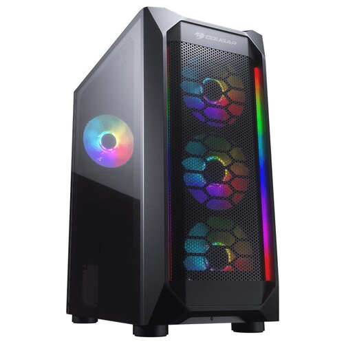 Компьютерный корпус COUGAR MX410 Mesh-G RGB черный