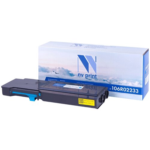 Картридж NV Print 106R02233 для Xerox, 6000 стр, голубой