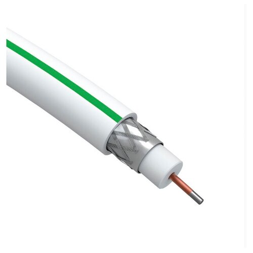 Коаксиальный кабель ЭРА SAT 703 B,75 Ом, CCS/, PVC, цвет белый Б0044608 16109865