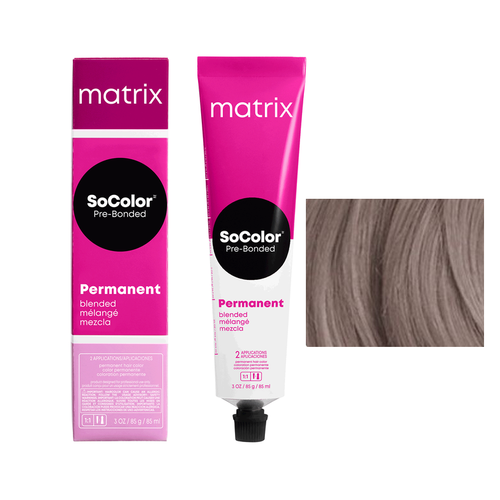 MATRIX, SOCOLOR Pre-Bonded, Крем-краска для волос №7A, блондин пепельный, 90 мл