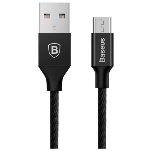 Кабель Baseus Yiven USB - microUSB (CAMYW), 1 м, black