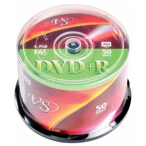 Диск VS DVD+R 4,7 GB 16x CB/50