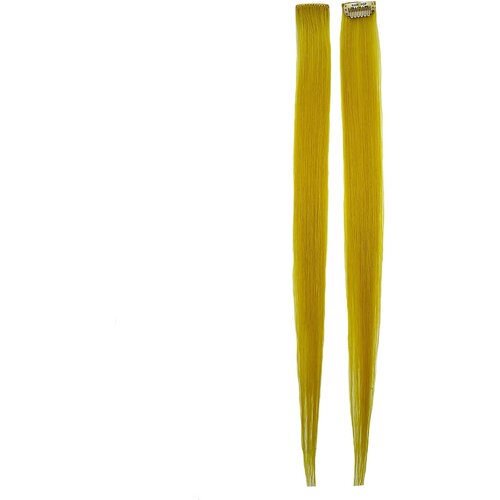 Hairshop Височные пряди Berkana Ж 17 50 см (2 шт) (Желтый классический)