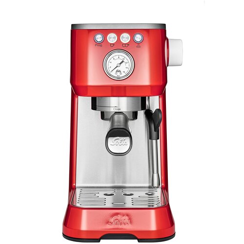 Кофеварка  рожковая Solis Barista Perfetta Plus, краcный