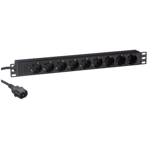 Блок силовых розеток Exegate PDU-19H906 Al-9S-C14-2.5