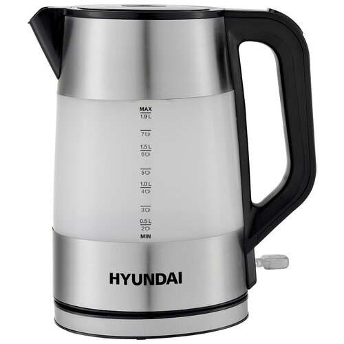 Чайник электрический Hyundai HYK-P4026 2л. 2200Вт черный (корпус: пластик)