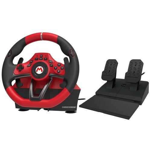 HORI Mario Kart Racing Wheel Pro Deluxe, черный/красный