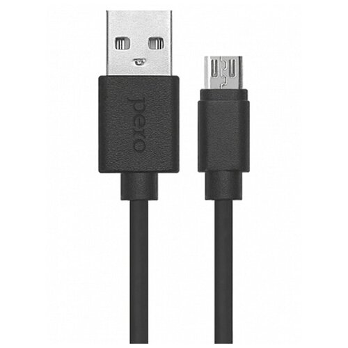 PERO Кабель DC03 USB - microUSB, 2м (black)