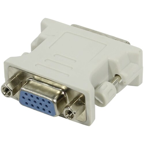 Переходник/адаптер ExeGate VGA - DVI-I, 0.1 м, белый